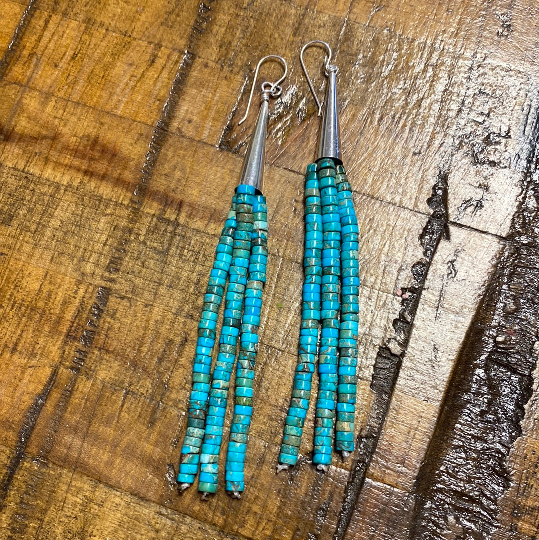 Desert Diva Earrings – Wandering Vaquera Turquoise