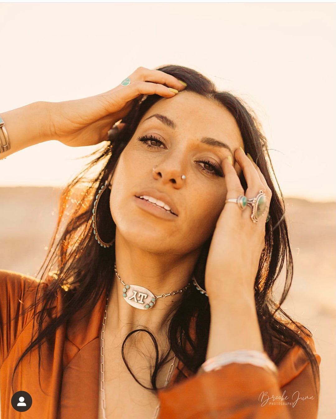 Custom Layne Necklace – Wandering Vaquera Turquoise