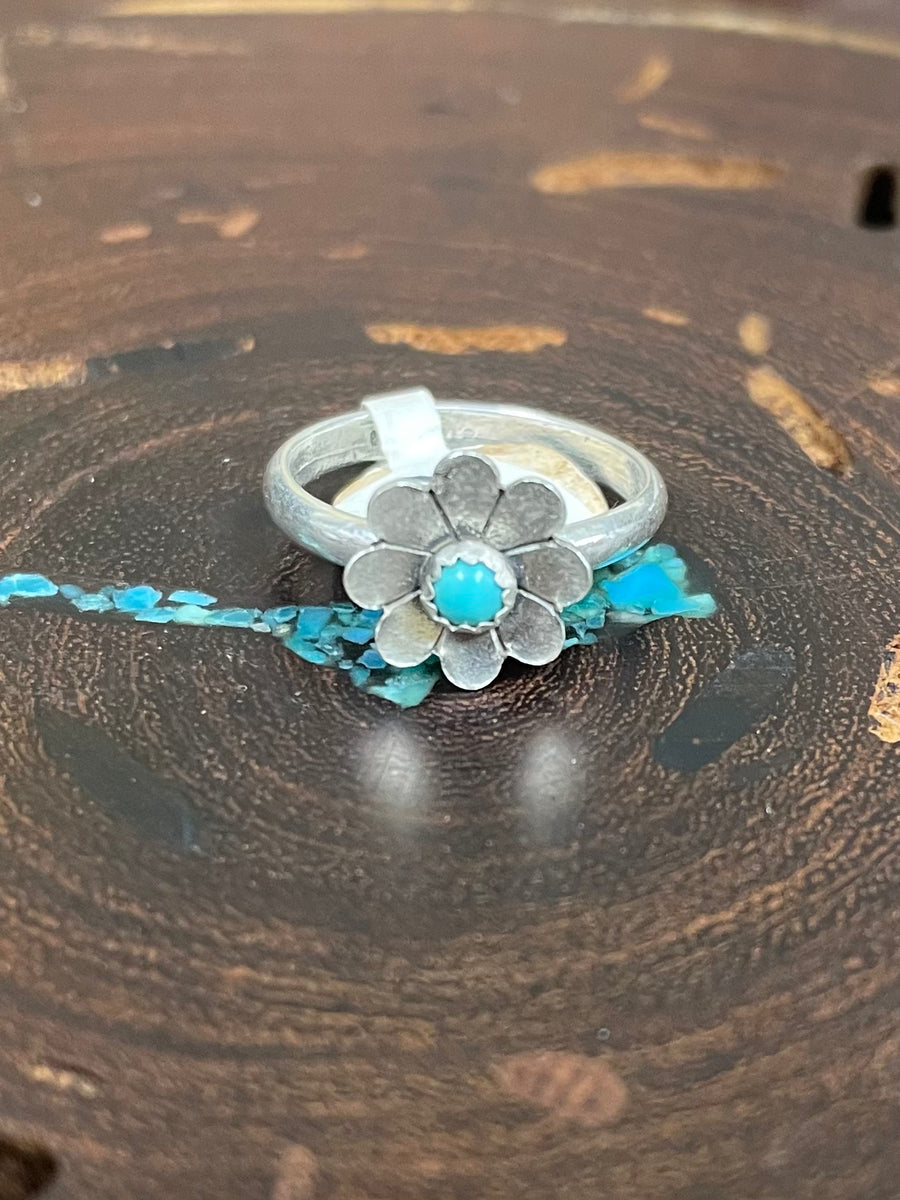 Daisy Ring – Wandering Vaquera Turquoise